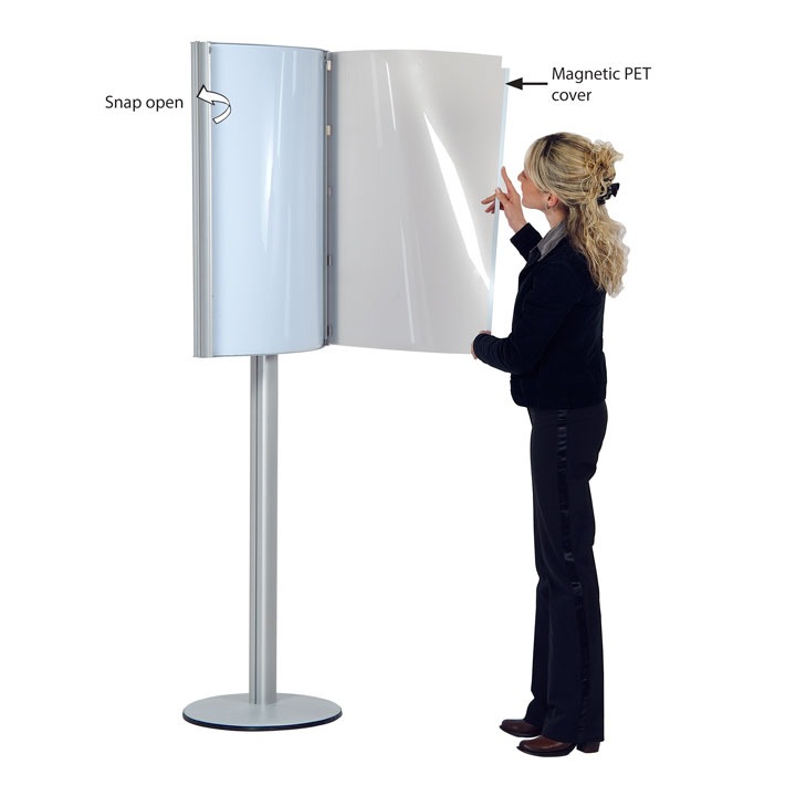 Free Standing Convex Box - MT Displays