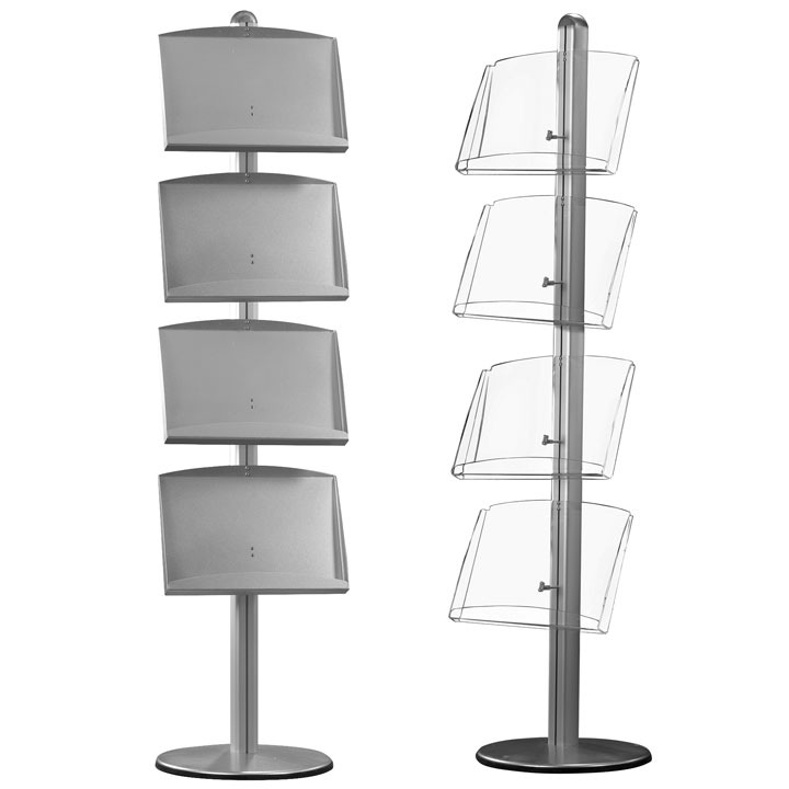 Free Standing Leaflet Display 2 Channel - MT Displays