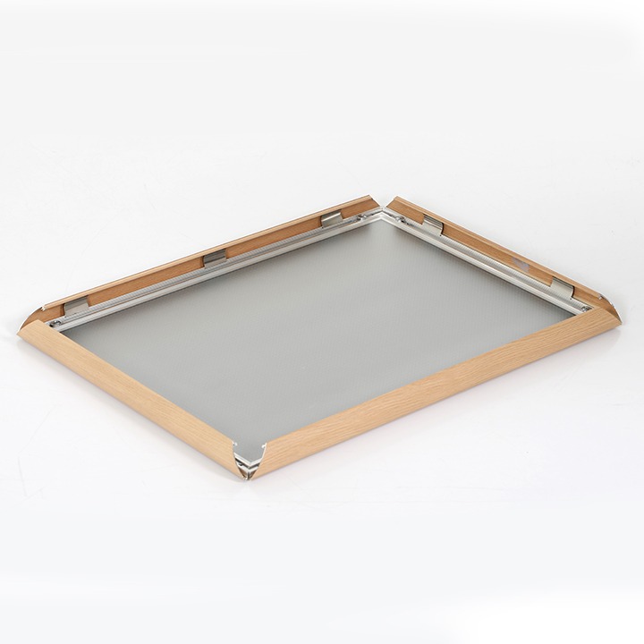 Snap Frame Light Wood Effect 25 mm - MT Displays