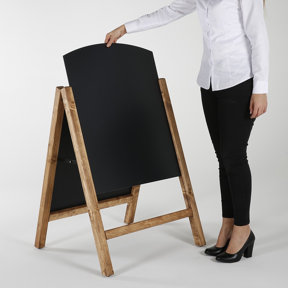 Timber Chalk Board - MT Displays
