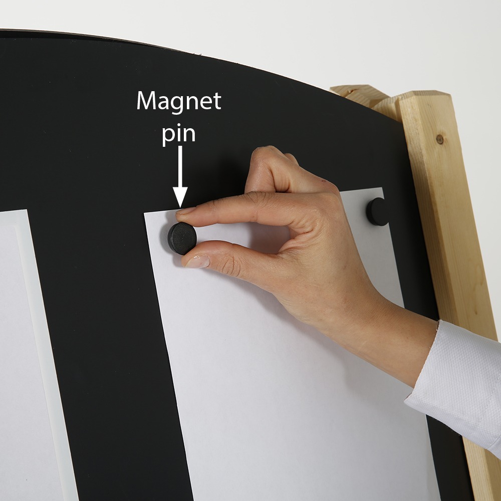 Timber Chalk Board - MT Displays