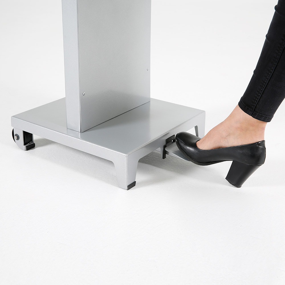 Touchless Dispenser Stand Foot Operated - MT Displays