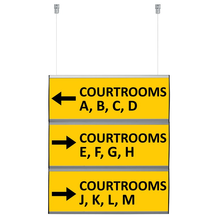 Wall Sign Double Sided - MT Displays