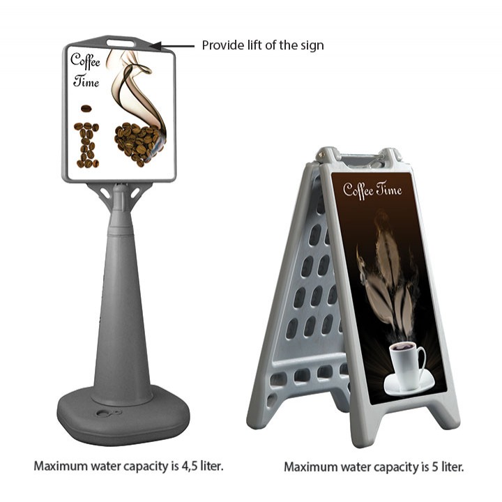 Waterbase Pavement Signs - MT Displays