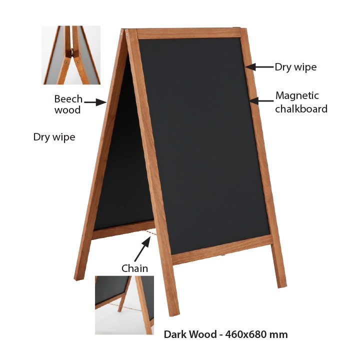 Wood Outdoor A Board - MT Displays