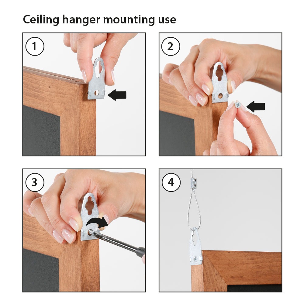 Wood Slide In Frame - MT Displays