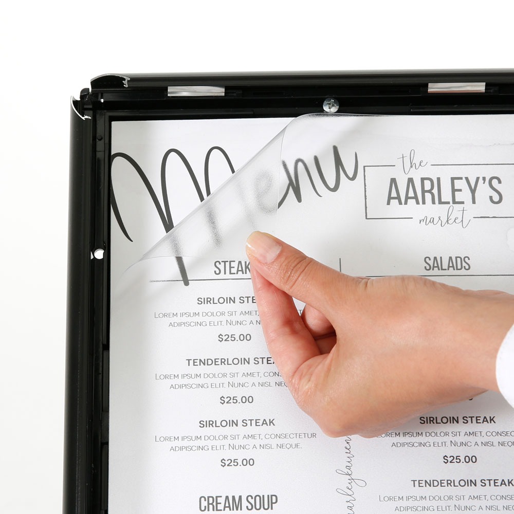 Simplistic Curved Menuboard - MT Displays