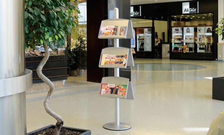 Free Standing Leaflet Display 2 Channel - MT Displays