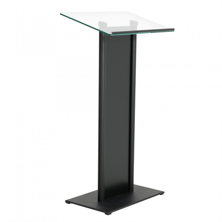 Tempered Glass Podium With Front Panel - MT Displays