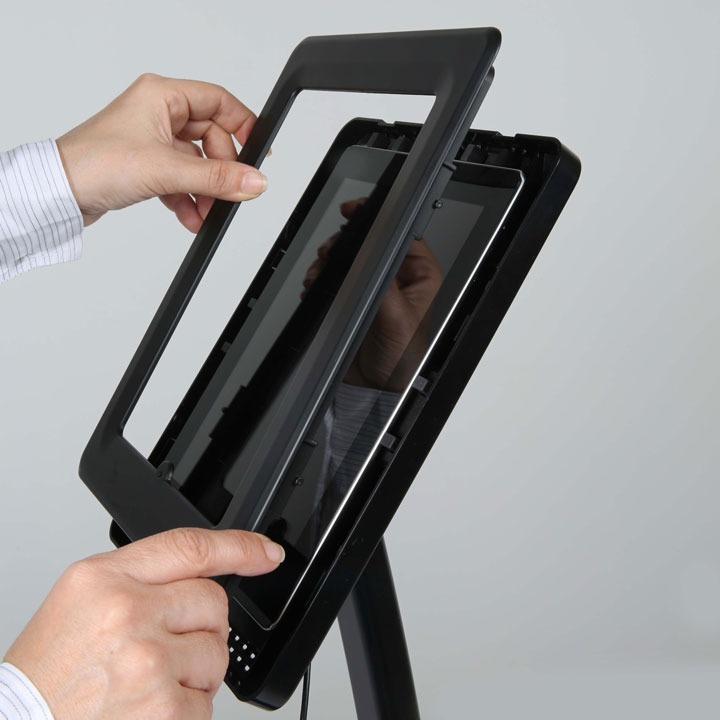 Universal Curved Tablet Kiosk - MT Displays