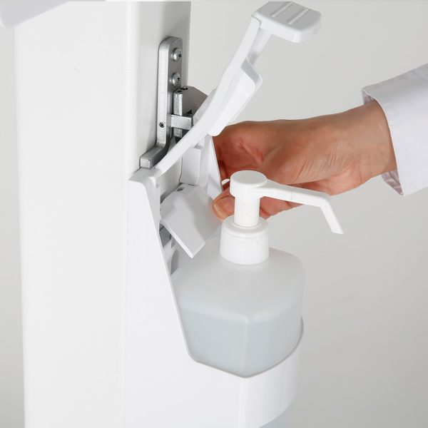 Basic Touchless Dispenser Stand Foot Operated - MT Displays