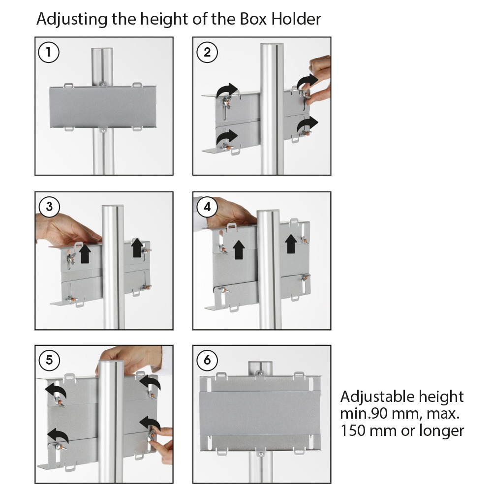 Floor Stand for Healthcare Dispensers in Box - MT Displays