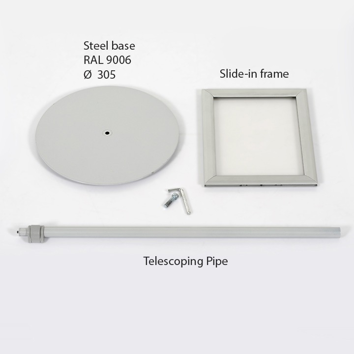 Telescoping Menuboard Slide-in Frame - MT Displays