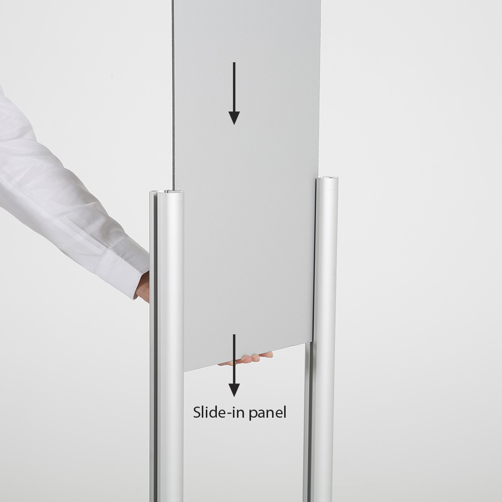 Tempered Glass Podium with Front Panel - MT Displays