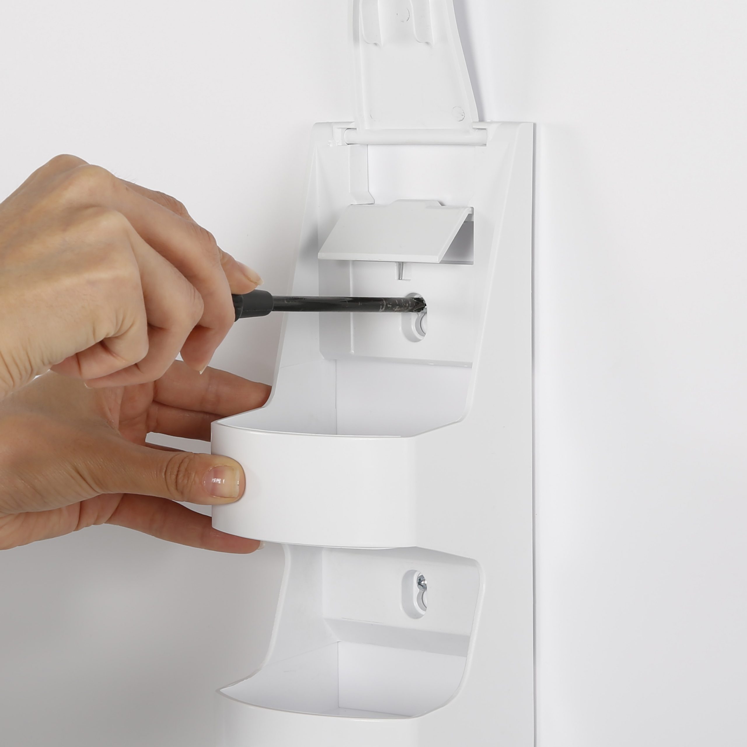 Tool Free Dispenser Vol2 For Wall And Glass Mounting - MT Displays