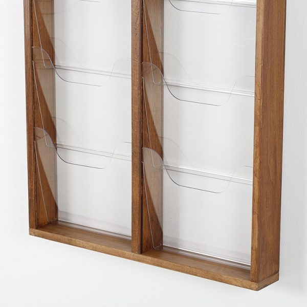 Wood Magazine Rack for Wall - MT Displays