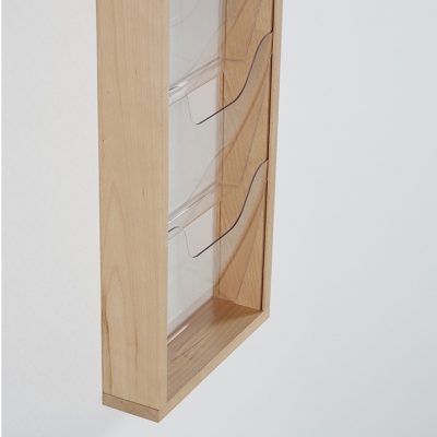Wood Magazine Rack for Wall - MT Displays