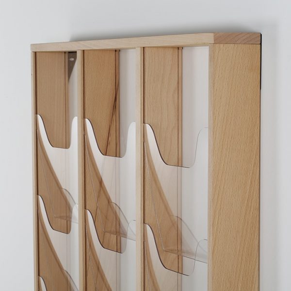 Wood Magazine Rack for Wall - MT Displays