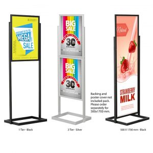 Info Stands for Sign and Poster Displaying