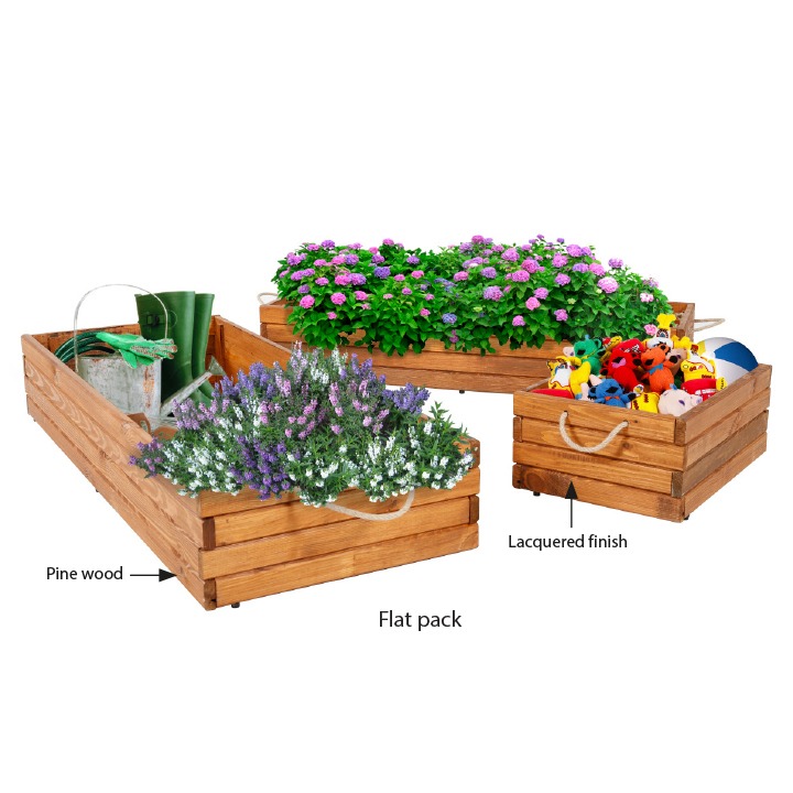 Foldable Wood Box - MT Displays