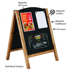Wood Indoor A Board - MT Displays