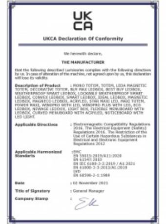 CERTIFICATES & AWARDS - MT Displays
