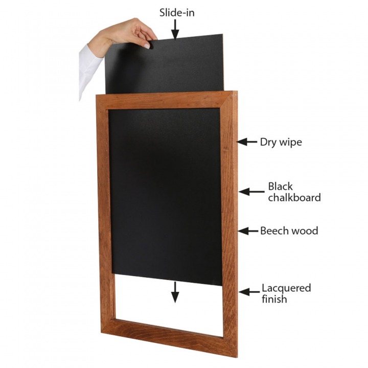 Wood Slide-in Frame - MT Displays