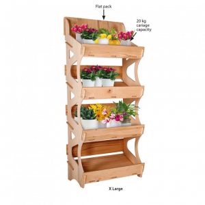 Free Standing Wood Magazine Rack - MT Displays