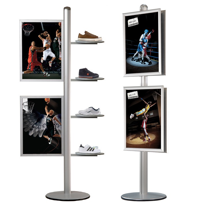 Free Standing Leaflet Display 2 Channel - MT Displays