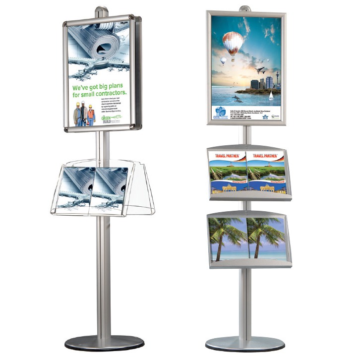 Free Standing Leaflet Display 2 Channel - MT Displays