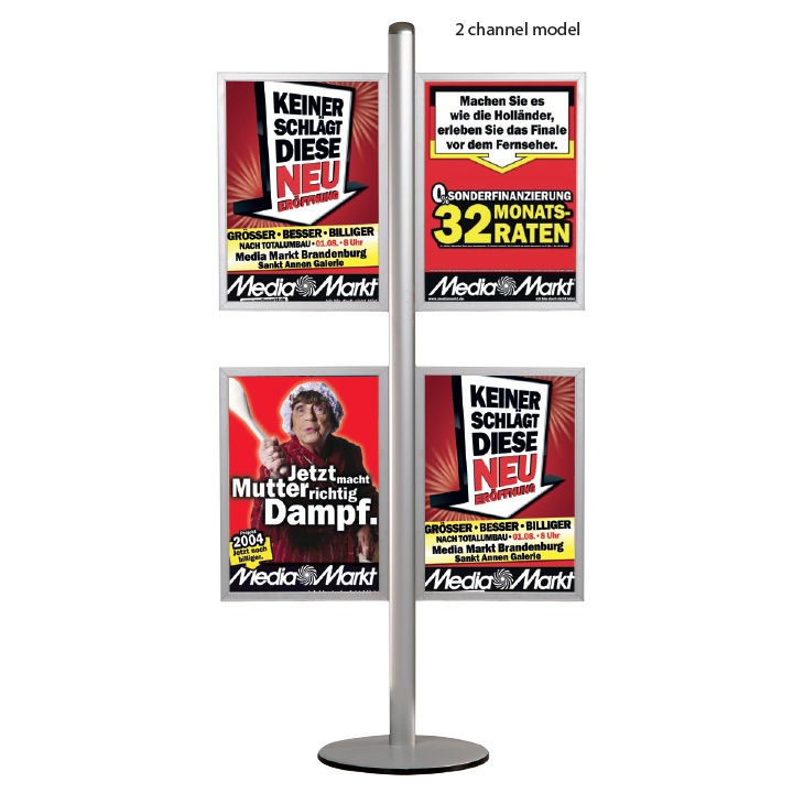 Free Standing Slide-in Frames - MT Displays