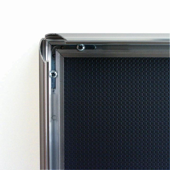 Snap Frame Stainless Steel Look 25mm - MT Displays