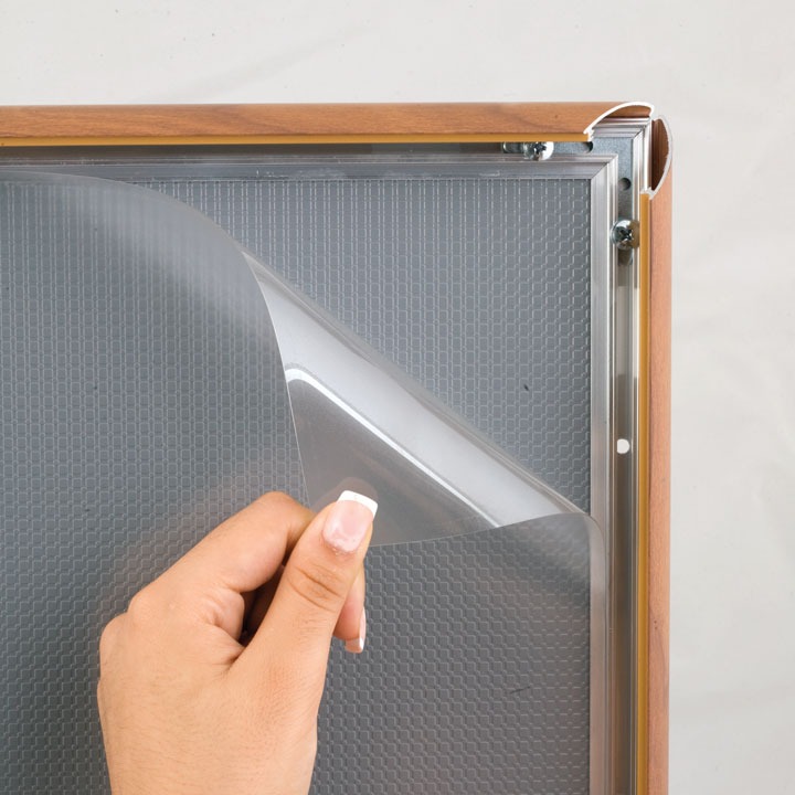 Snap Frame Wood Look Effect 25mm - MT Displays