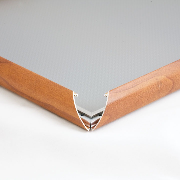 Snap Frame Wood Look Effect 25mm - MT Displays