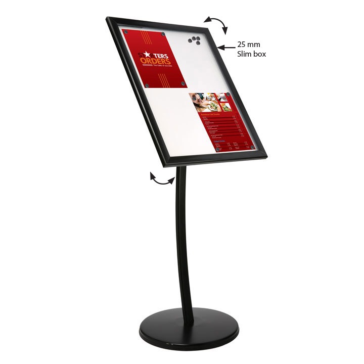 Universal Showboards on Curved Post - MT Displays